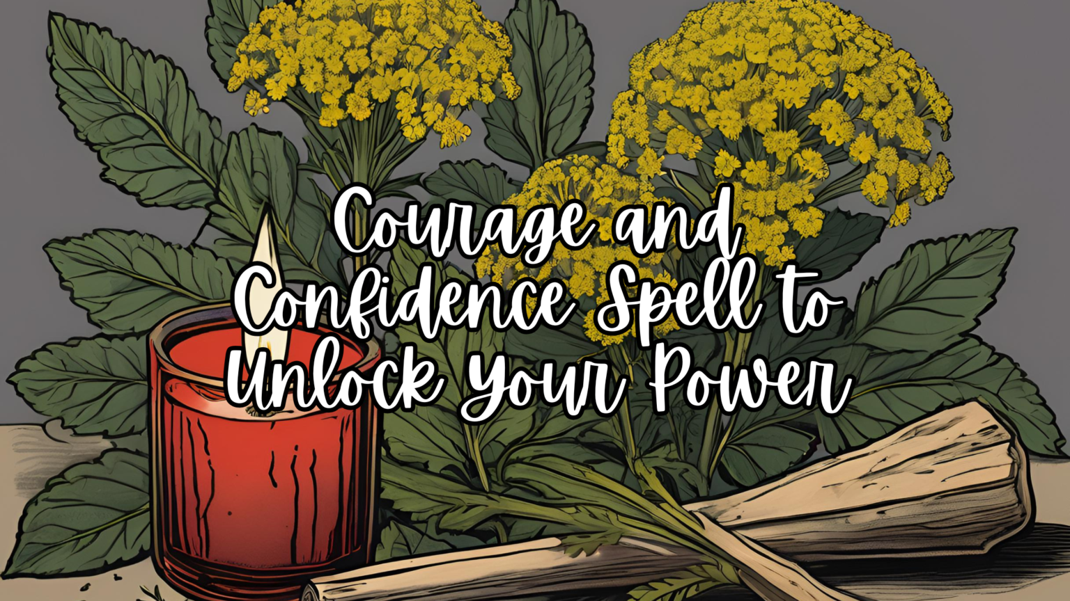 Courage And Confidence Spell To Unlock Your Power • Lancs Green Witch